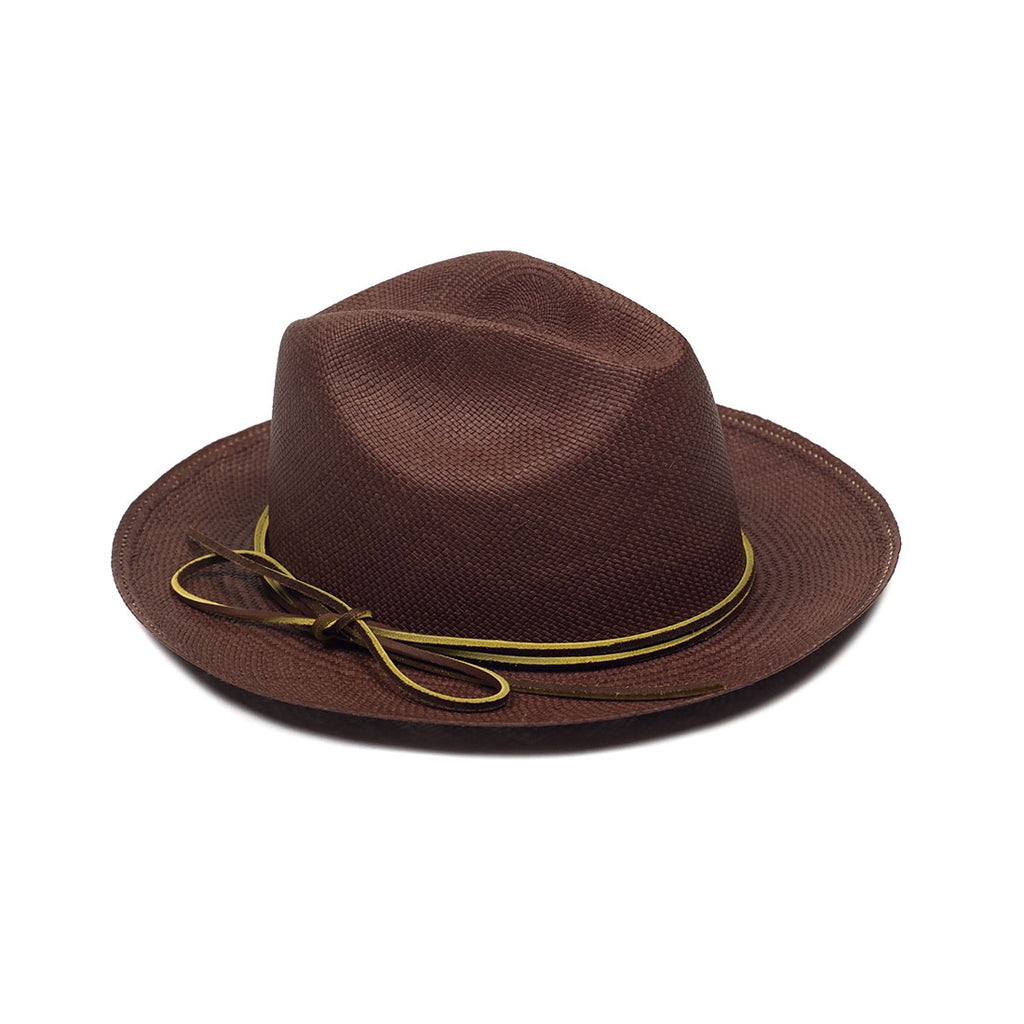 Chamula "Brisa Forma" Panama hat in Cafe brown – No Man Walks Alone
