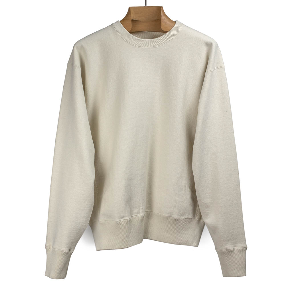 Kaptain Sunshine FW25 Crewneck sweatshirt in almond heavy reverse weave ...