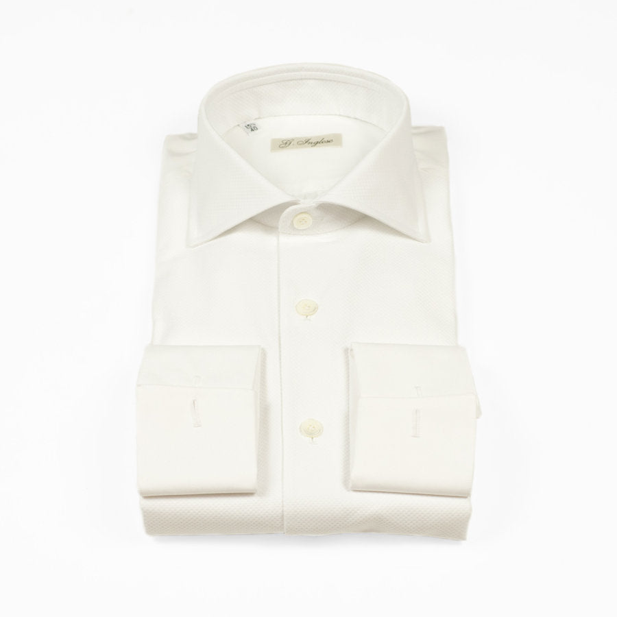 Hand-sewn Marcella bib tuxedo shirt, removable button strip – No Man ...