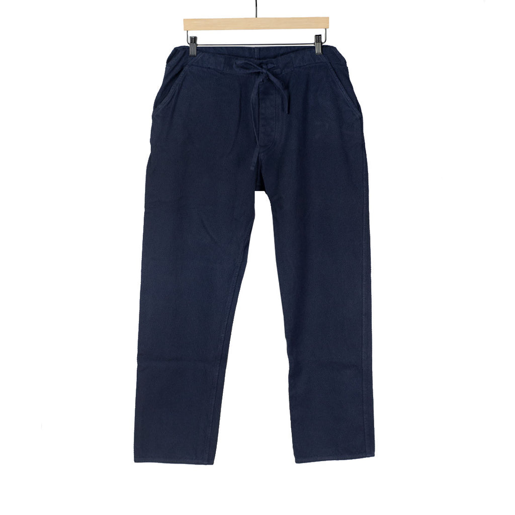 Judo pants in navy cotton sashiko – No Man Walks Alone