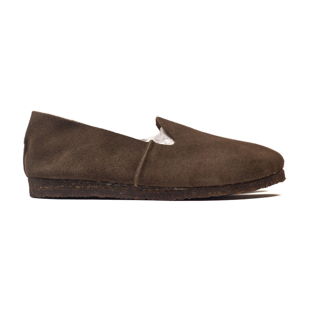 Niche Marco slip-on shoes in brown suede – No Man Walks Alone
